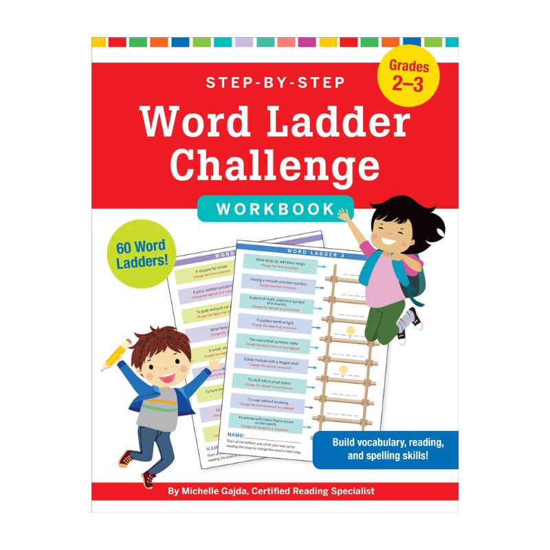 Peter Pauper Step-by-Step Word Ladder Challenge Workbook (Grades 2-3 ...