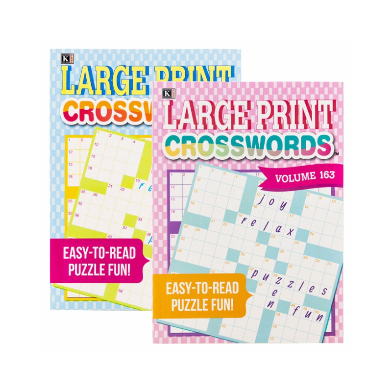 BAZIC KAPPA Large Print Crossword Book - The Up Shop – Very Exciting ...