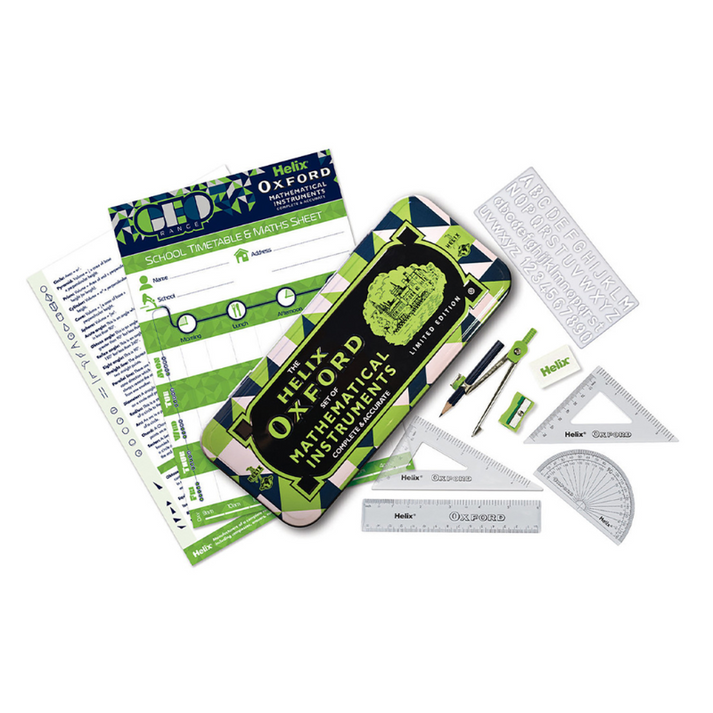 Helix Oxford 10pc Geometry Math Set - Blue & Green - The Up Shop – Very ...