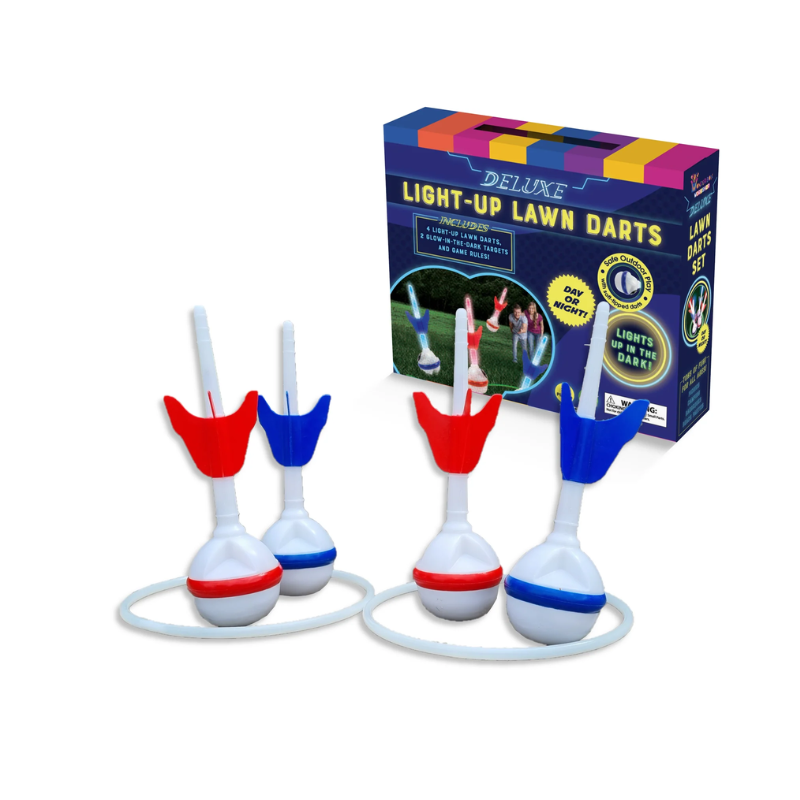 Wonderbox Light-Up Lawn Darts - The Up Shop – Very Exciting Things Ltd.