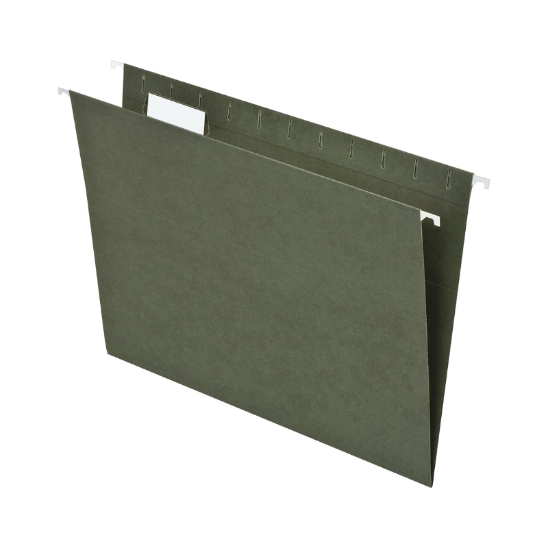 Pendaflex Letter Size Hanging File Folders - Green (25/Box) - The Up ...