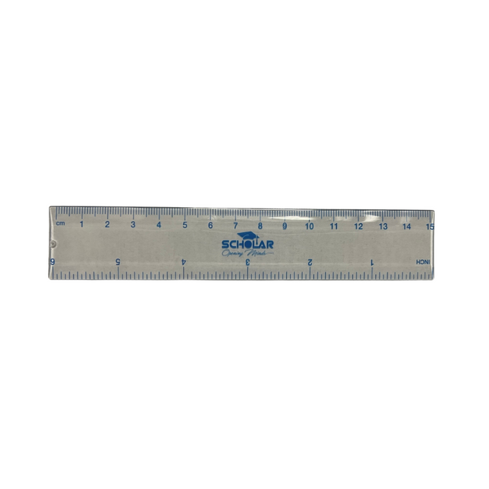 Scholar 15cm / 6" Clear Plastic Ruler - The Up Shop – Very Exciting ...