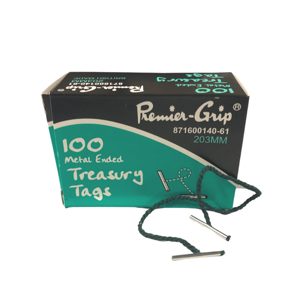 Premier-Grip 8" / 203MM Treasury Tags (100/Pack) - The Up Shop – Very ...