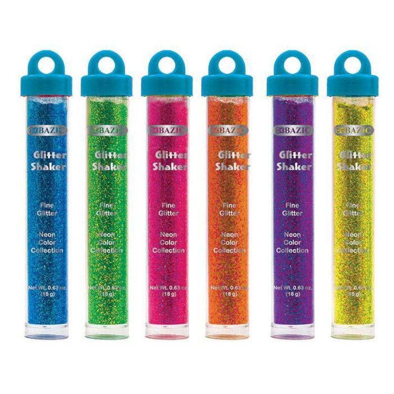 BAZIC 22g / 0.77 Oz. Neon Colour Glitter Tubes - The Up Shop – Very Exciting Things Ltd.