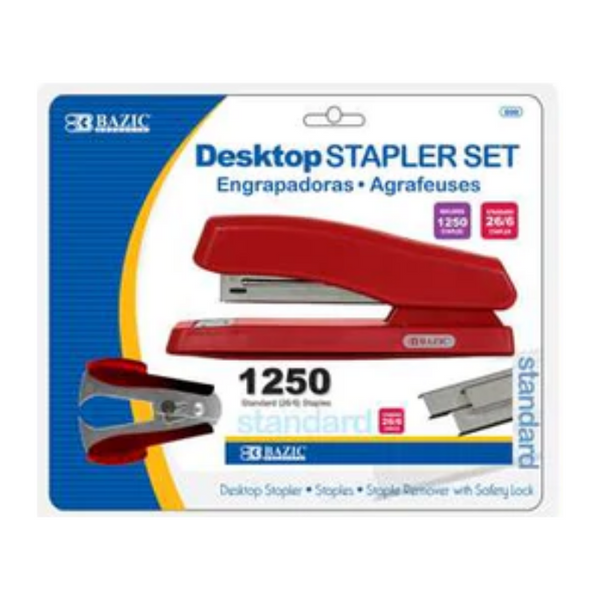 BAZIC Desktop Stapler Office Set - The Up Shop – Very Exciting Things Ltd.