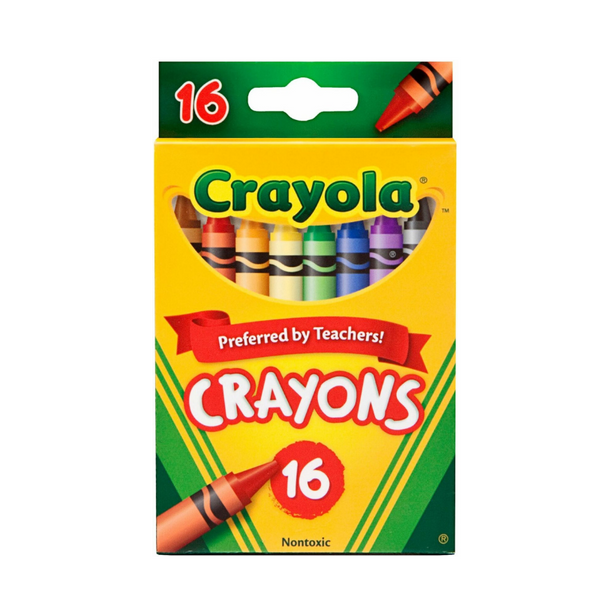 Crayola Classic Assorted Crayons (16/Pack) - The Up Shop – Very ...