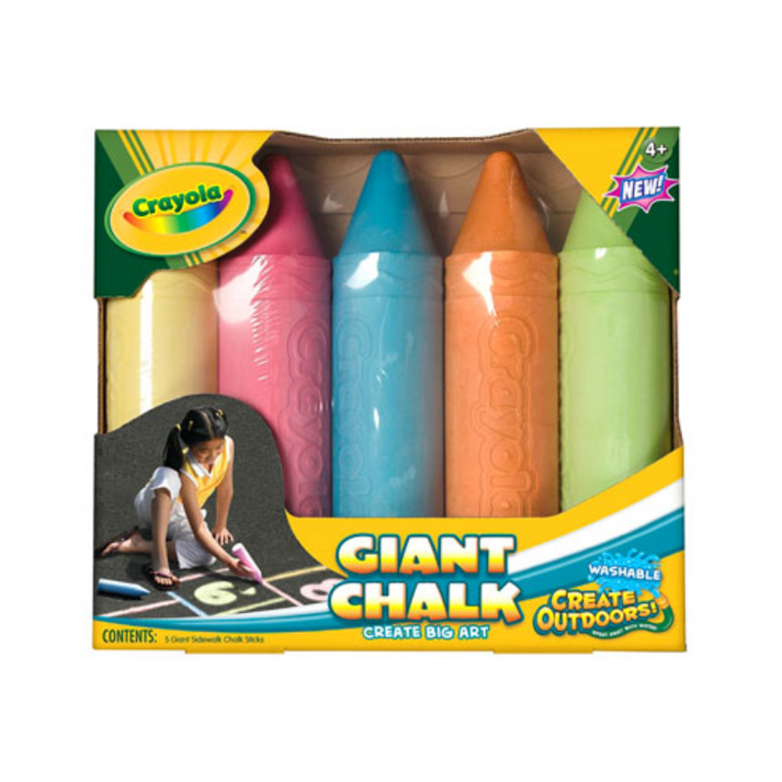 Crayola Giant Sidewalk Chalk (5/Pack) - The Up Shop – Very Exciting ...