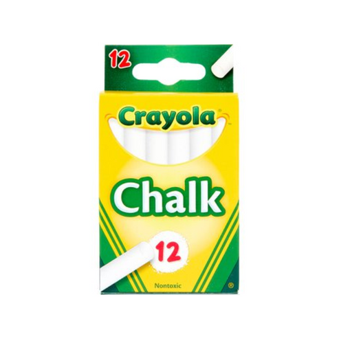 Crayola White Chalk (12/Pack) - The Up Shop – Very Exciting Things Ltd.
