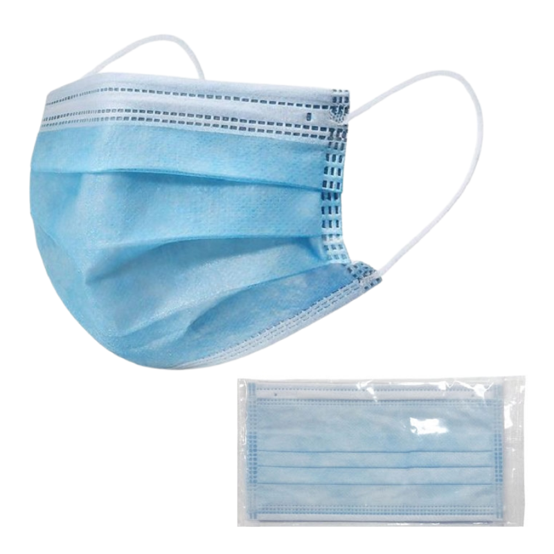 Individually Wrapped 3-Ply Disposable Face Masks - The Up Shop – Very ...