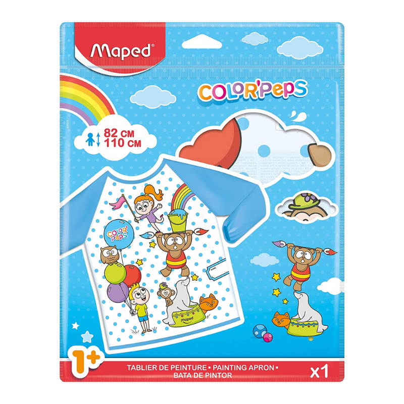 Maped Color Peps Early Age Painting Apron - The Up Shop – Very Exciting ...