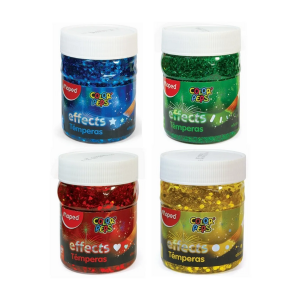 Maped Color Peps Tempera 200ml Paint Pots - Glitter - The Up Shop ...
