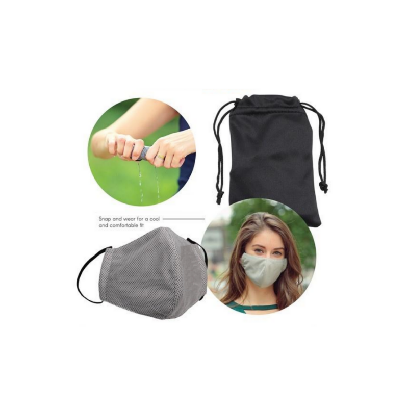 Refresh Microfiber Cooling Mask with Travel Pouch - The Up Shop – Very ...