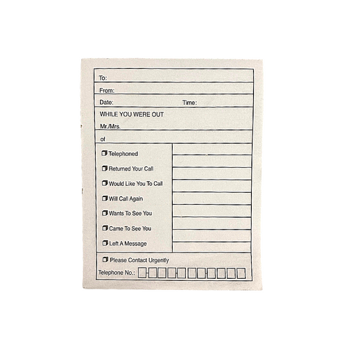 Telephone Message Pad - The Up Shop – Very Exciting Things Ltd.