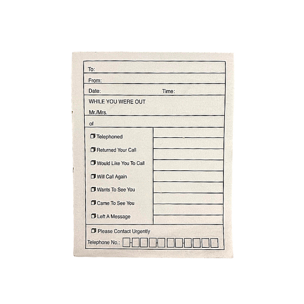 Telephone Message Pad - The Up Shop – Very Exciting Things Ltd.