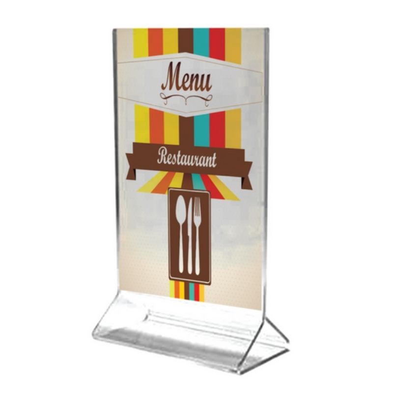 4" x 6" Vertical Top Loading Menu Holder - The Up Shop – Very Exciting ...